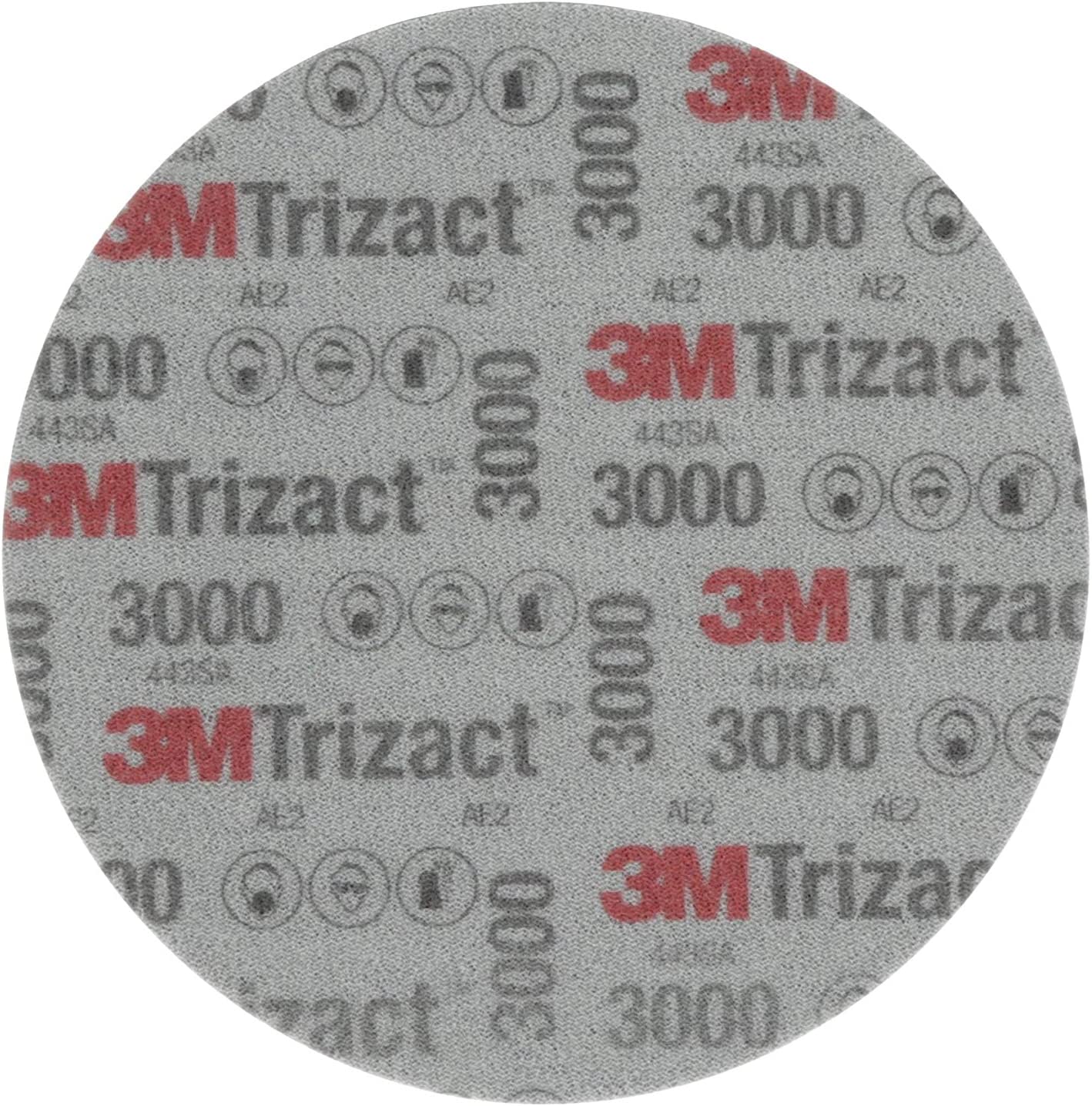 3M Trizact Foam Disc P3000 6'', 3M02085- Single Disc for Polishing and ...