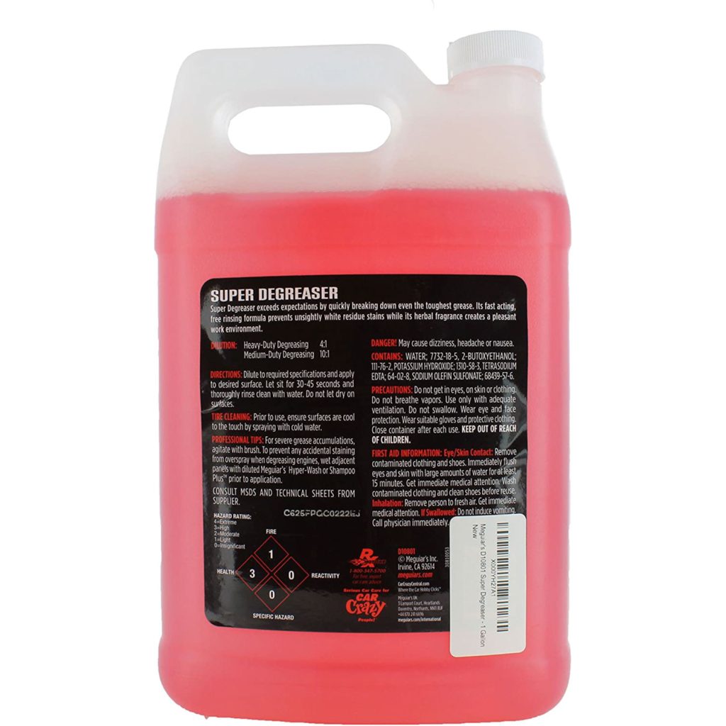 Super Degreaser D10801 - Breaks Down Tough Grease, Dirt and Grime on ...