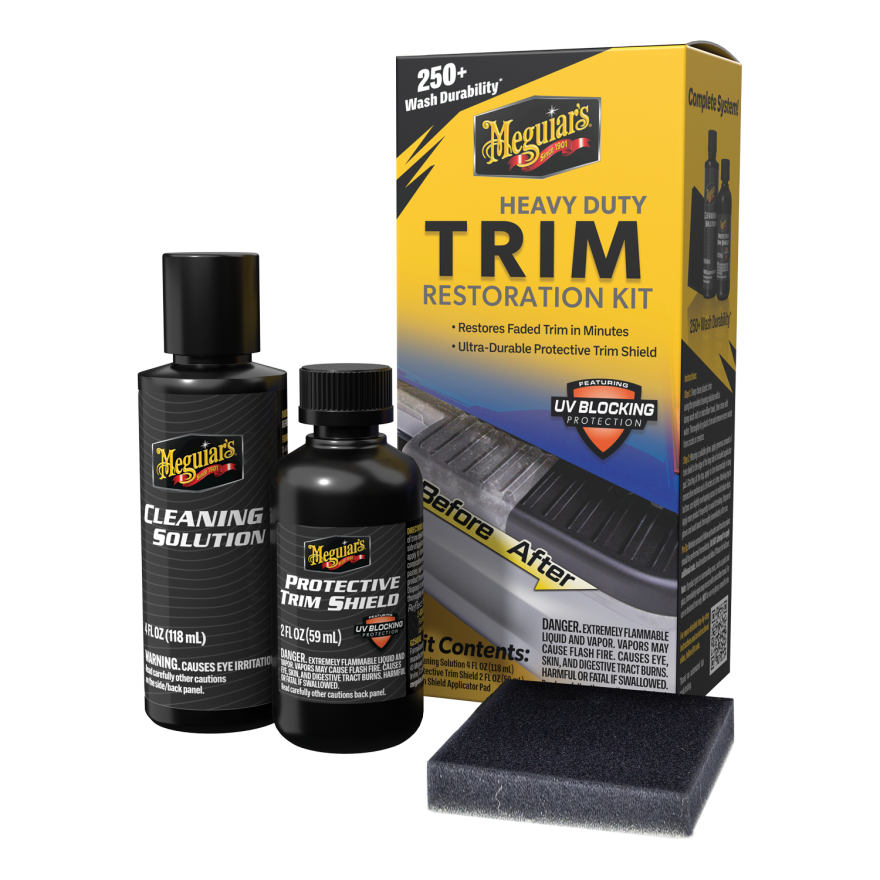 Meguiar’s Heavy Duty Trim Restoration Kit, G250100- Plastic and Trim ...